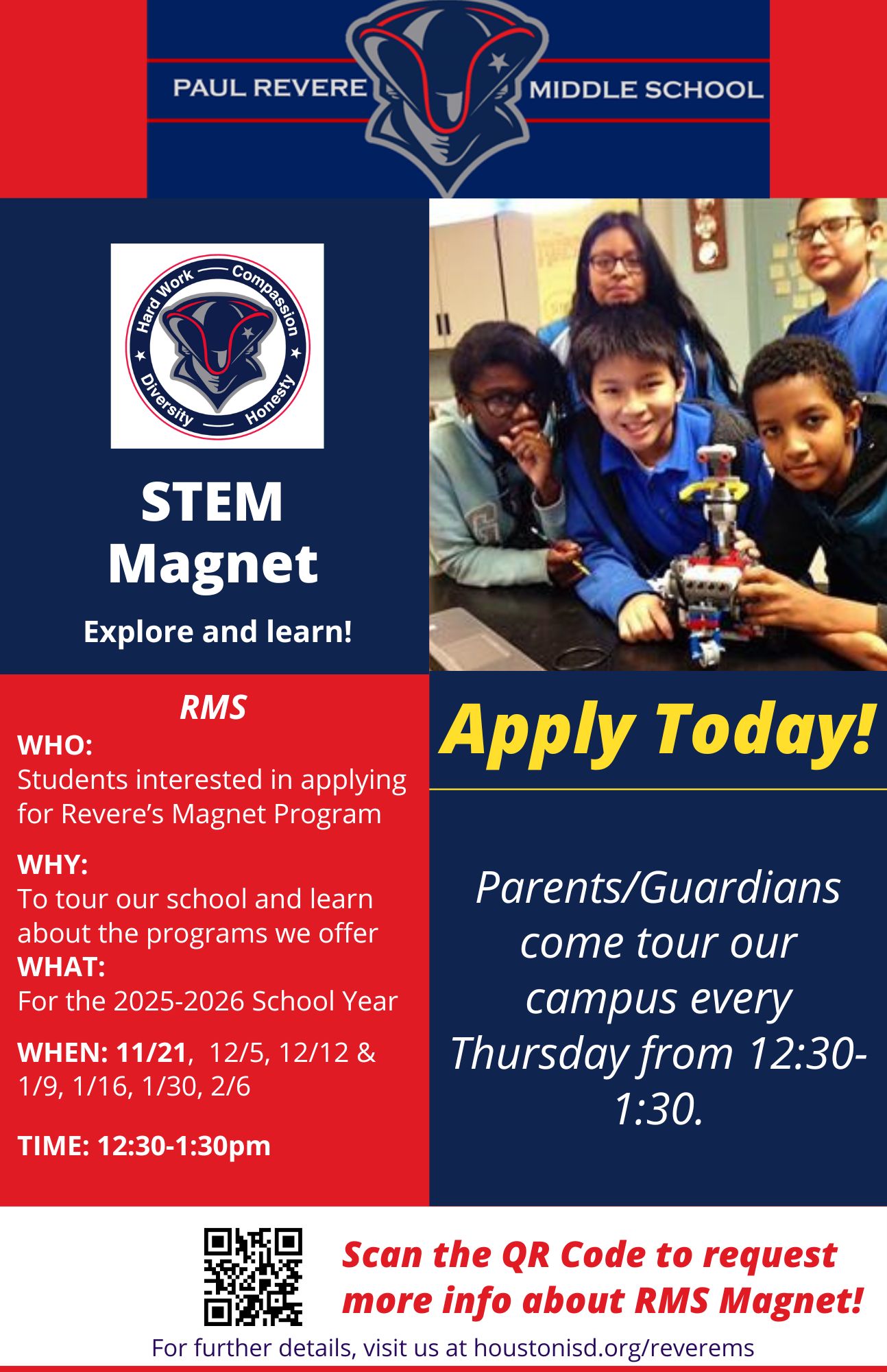 Paul Revere Middle School / Homepage